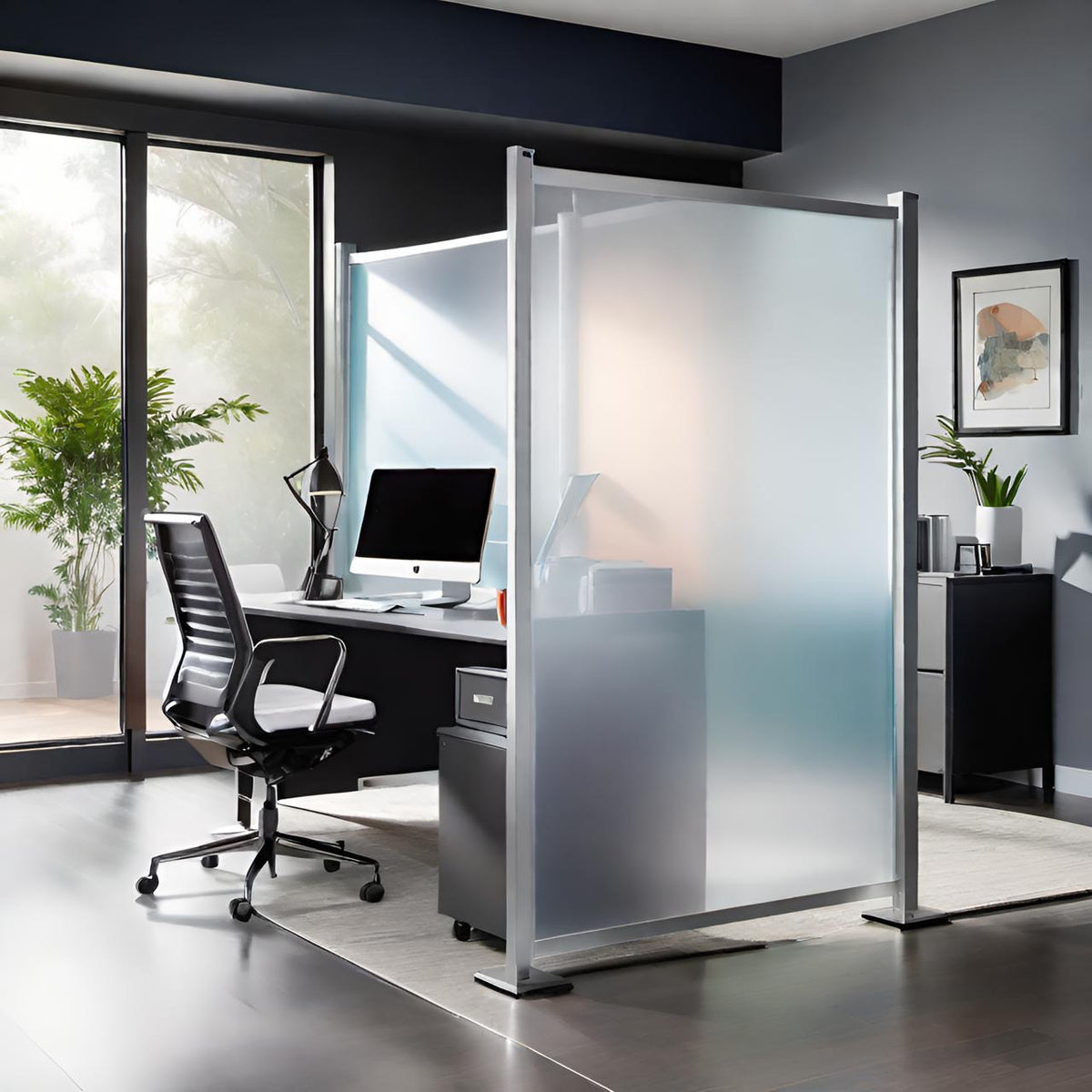 Design Ideas for Your Home Office Space – iDivide Modern Room Dividers ...