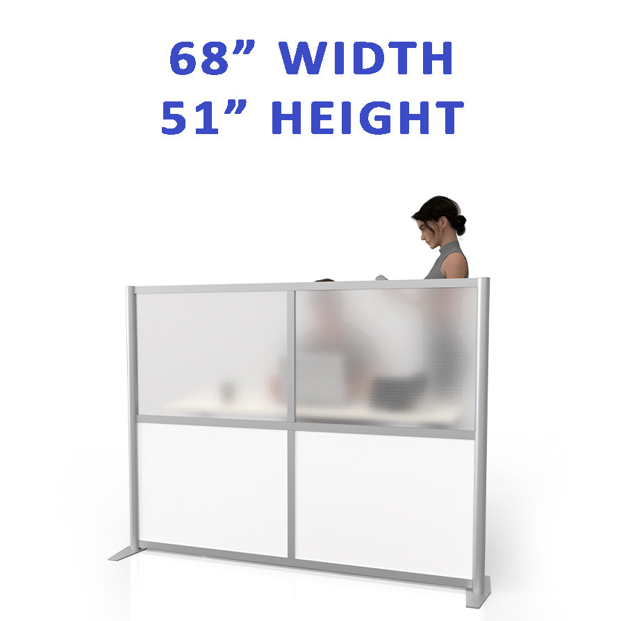 68" Wide - Low Height Office Partitions & Room Divider Collection ...