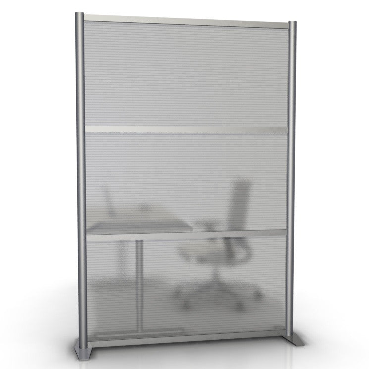 51" wide x 75" high Room Divider, Translucent Panels – iDivide Modern ...